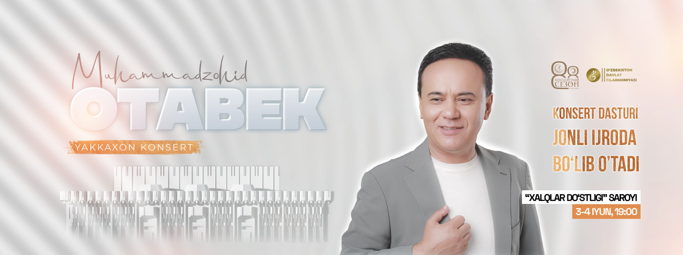 Muhammadzohid Otabek в Дворец «Дружбы народов» купить билеты он-лайн. | iTicket.UZ — Онлайн ...