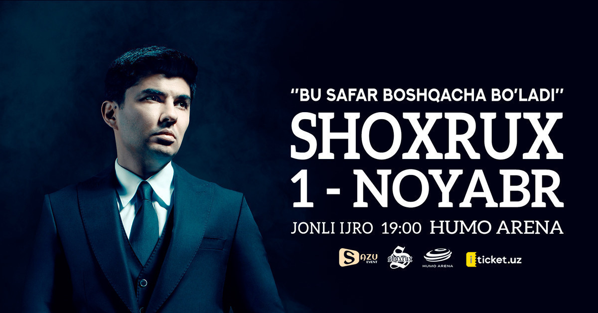 SHOXRUX в Humo Arena купить билеты он-лайн. | iTicket.UZ — Онлайн ...