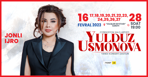 Yulduz Usmonova в Дворец «Дружбы народов» купить билеты онлайн ...